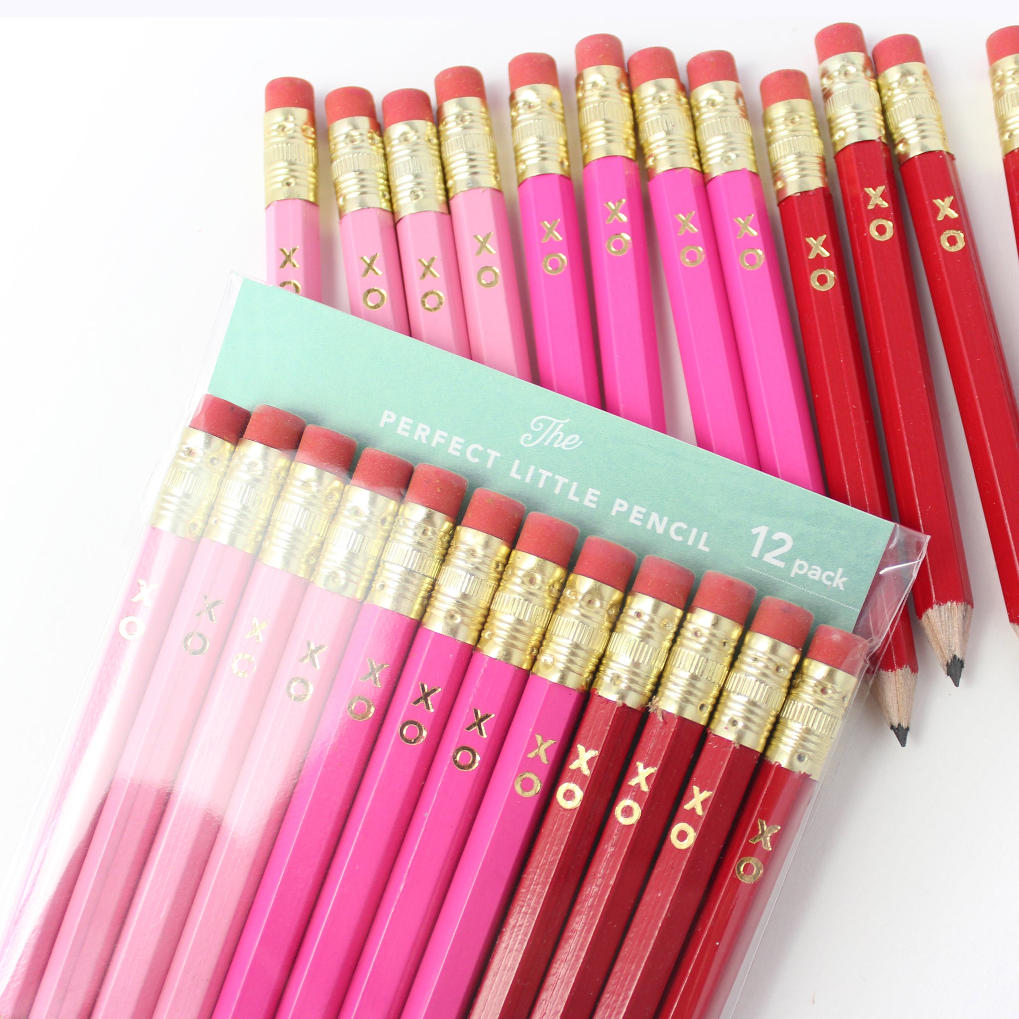 Mini Pencils - Hugs and Kisses – Inklings Paperie